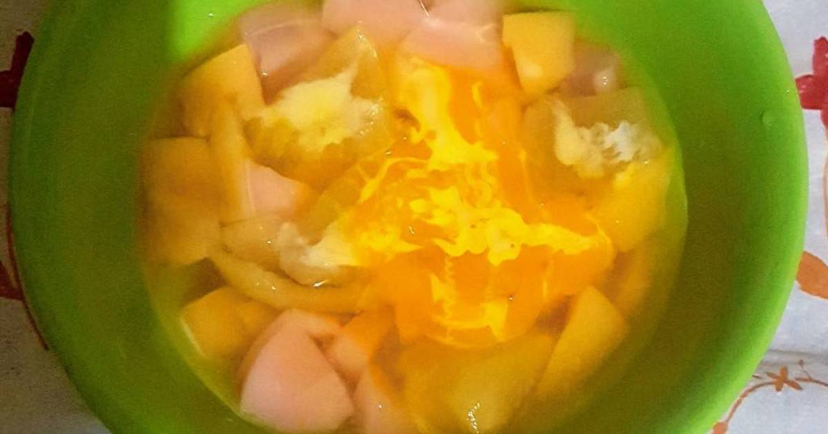 Resep Es Puding Carica Simple oleh Zannita Faranny - Cookpad
