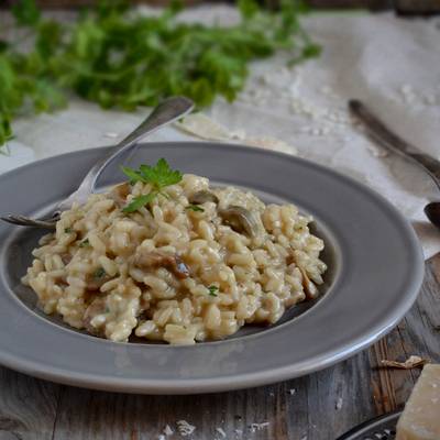 Risotto de boletus Receta de Cocina tu imaginación- Cookpad