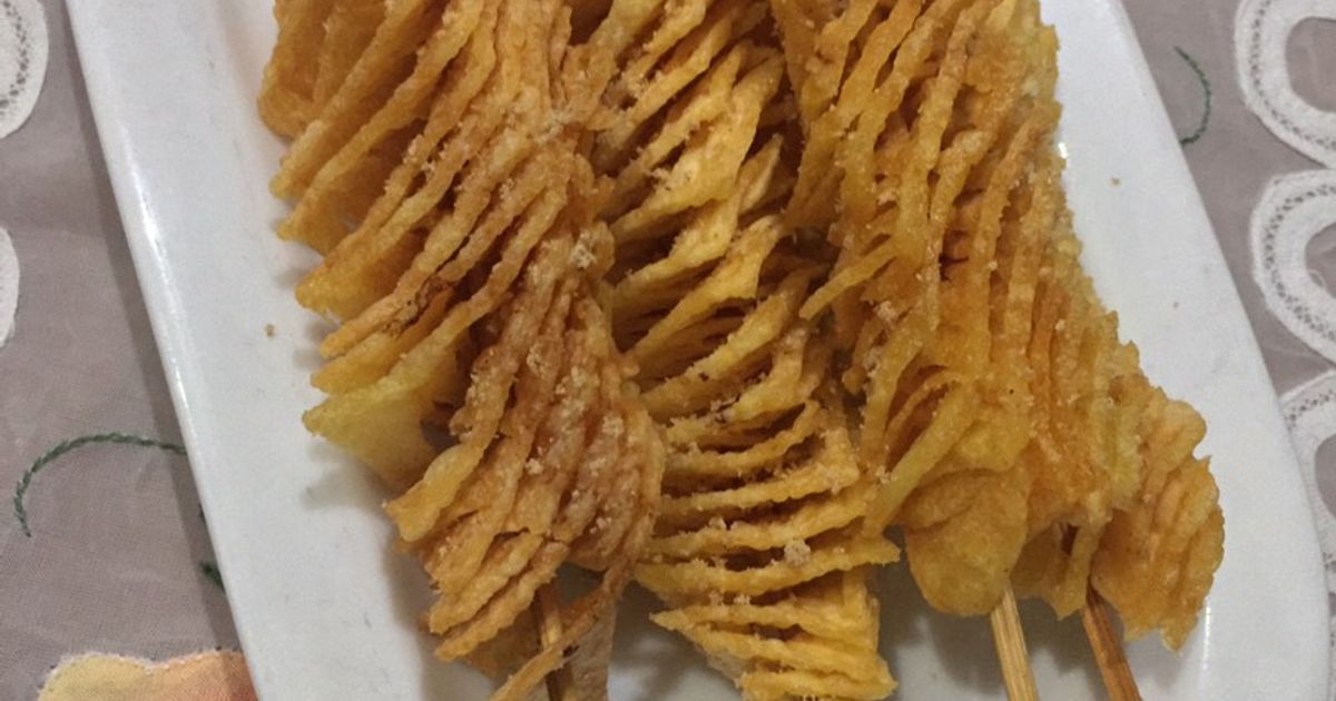 Resep Kentang Goreng Spiral Crispy oleh Bunda Lina - Cookpad