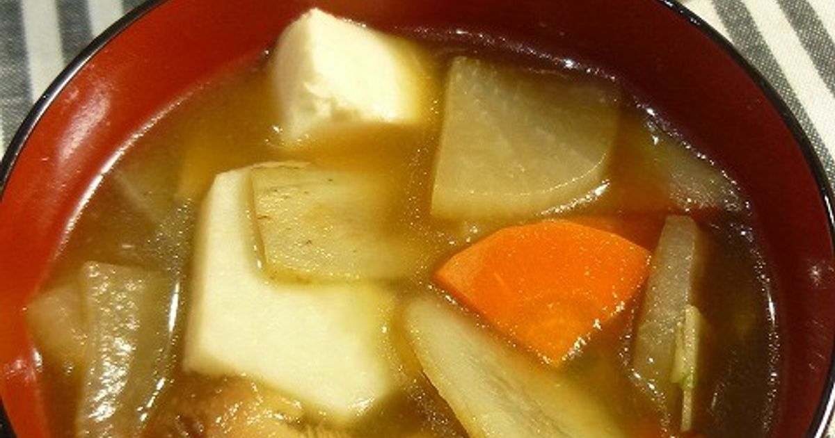 Easy Kenchinjiru (Japanese Vegetable Soup) For Beginners Recipe By だんどり亭