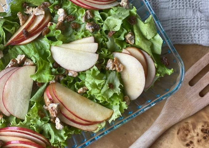 Ensalada de lechuga y manzana Receta de poramoralhambre- Cookpad