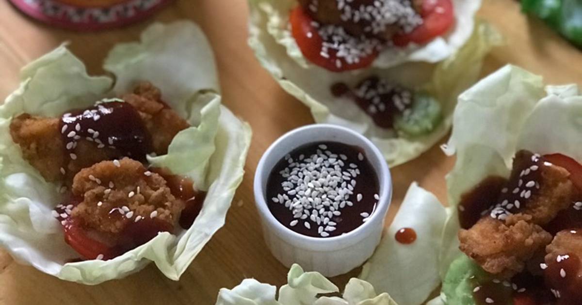 Chicken teriyaki wraps Recipe by Erum Shah - Cookpad