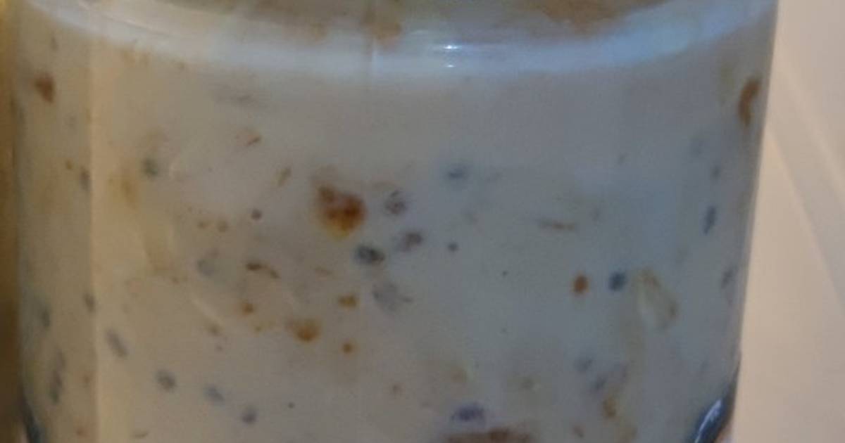 Resep Overnight Oat Lotus Biscoff oleh Pinks_kitchen - Cookpad