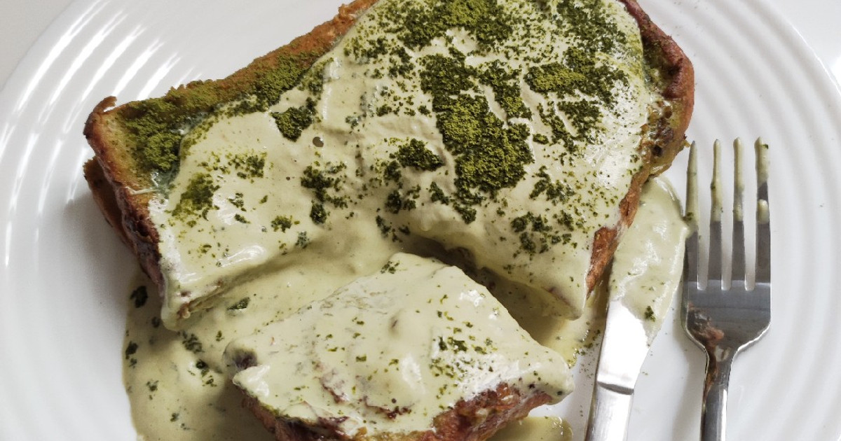 Resep Matcha Lava Toast oleh Mamawok - Cookpad