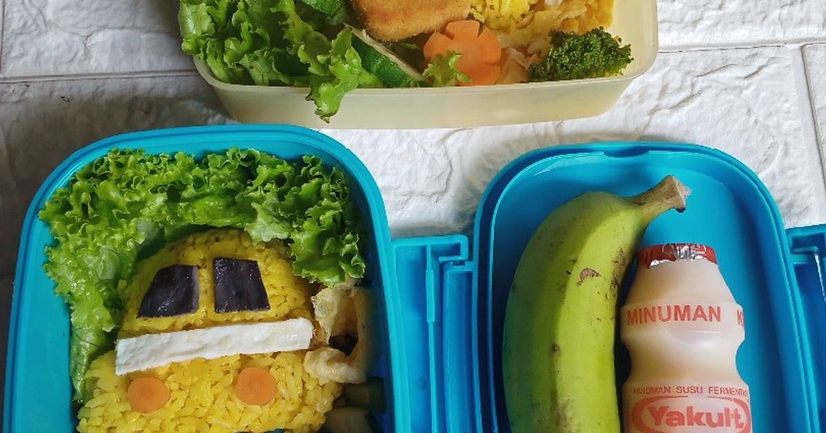 Resep Bento Nasi Kuning oleh Sulis_UmmuSalma - Cookpad