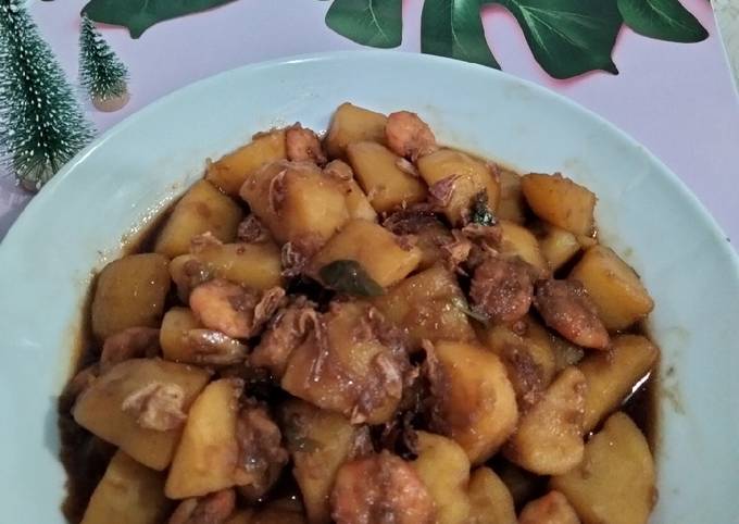 Resep Udang kentang kecap oleh Popo L - Cookpad