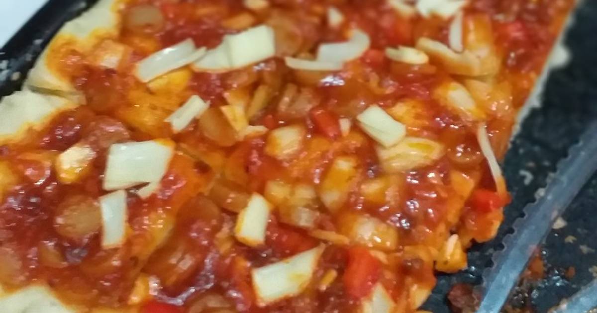 Resep Pizza Sosis. oleh Riza Noviani - Cookpad