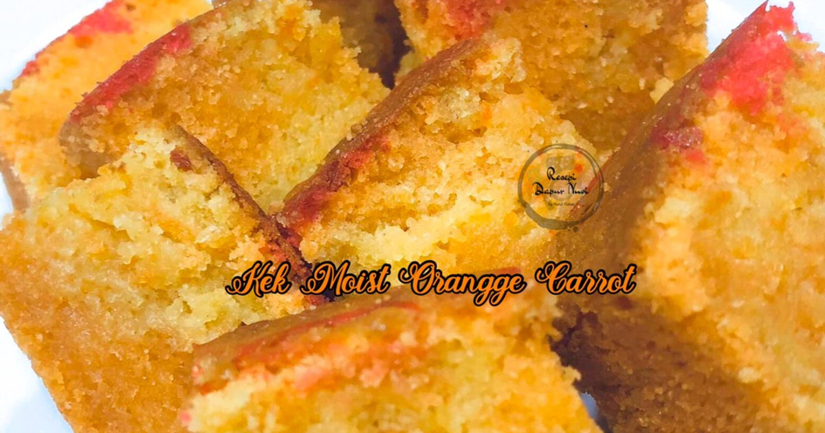 Resipi Kek Moist Orrange Carrot oleh Ain Mohd Kitchen - Cookpad