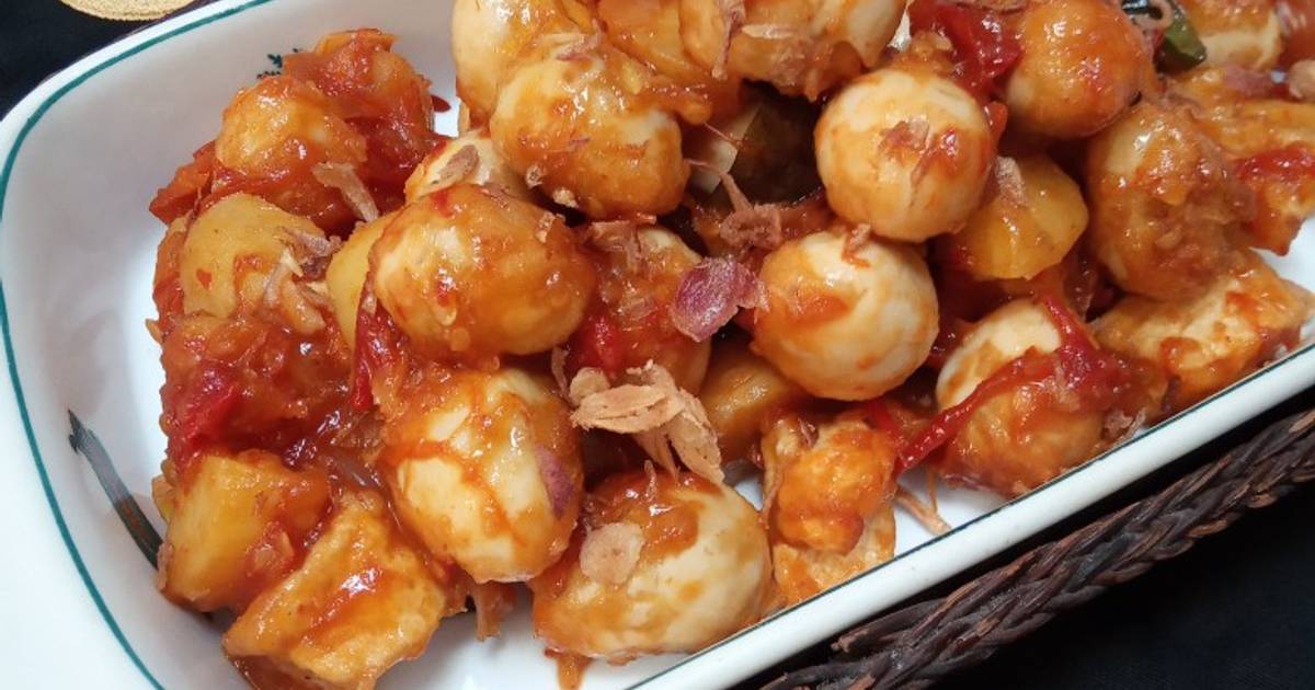 29 resep kentang balado telur puyuh dan tahu enak dan mudah - Cookpad