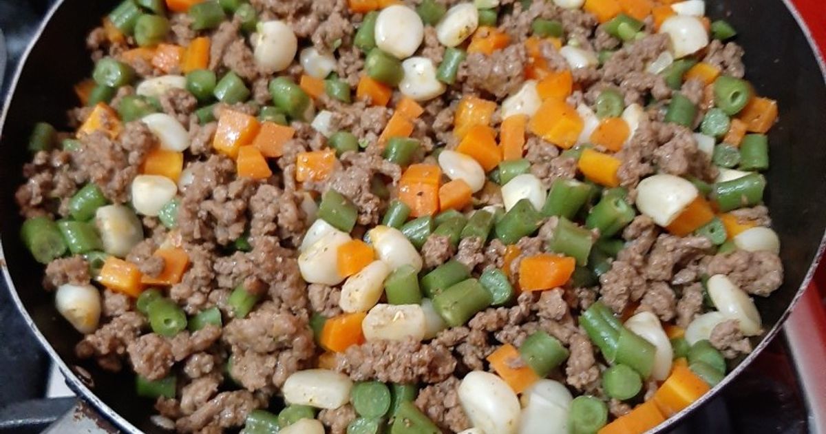Carne Molida Y Verduras Receta de Regina Rocio- Cookpad
