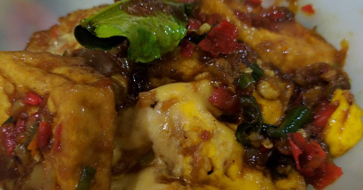 Resep Tahu Telor Kecap Pedas oleh -Mutia- - Cookpad