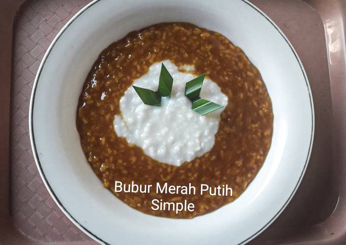 Resep Bubur Merah Putih Simple oleh Fara Saskia - Cookpad