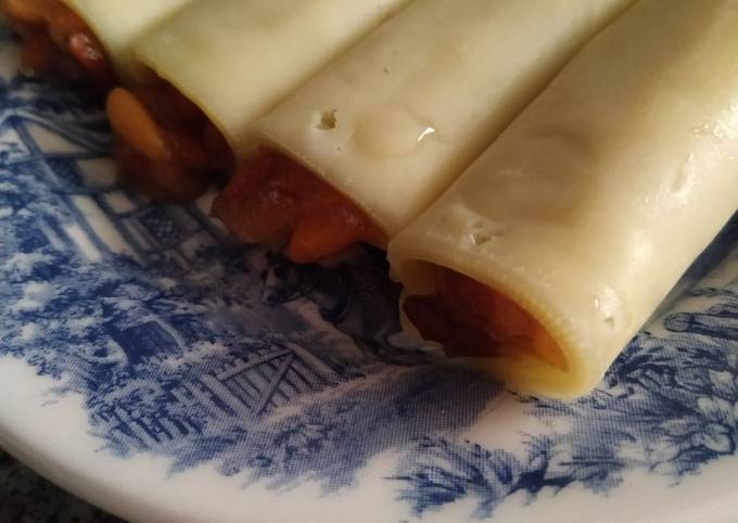 Rollos de queso y membrillo Receta de Axlrose- Cookpad