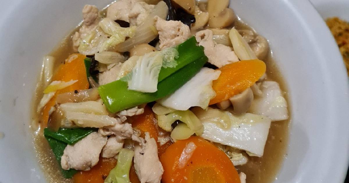 Resep Ayam ca jamur oleh lusieana - Cookpad