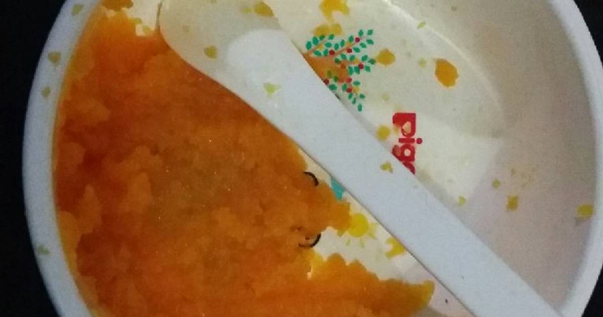 Resep Menu tunggal pure wortel MPASI oleh fanesha - Cookpad