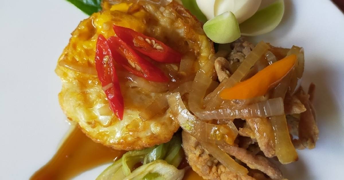 Resep Telur Jamur Crispy Saus Tiram oleh Ika Mahendra Moenif - Cookpad