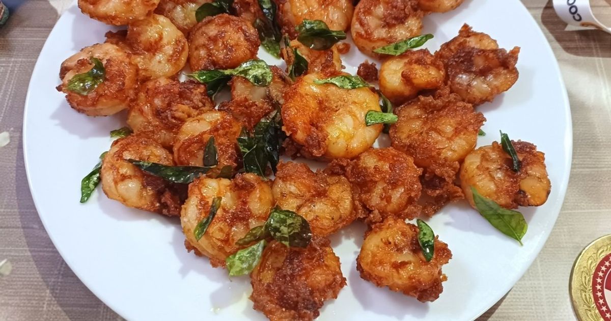 20 Minutes Crisp Fried Tiger Prawns Recipe by ZMA - Cookpad
