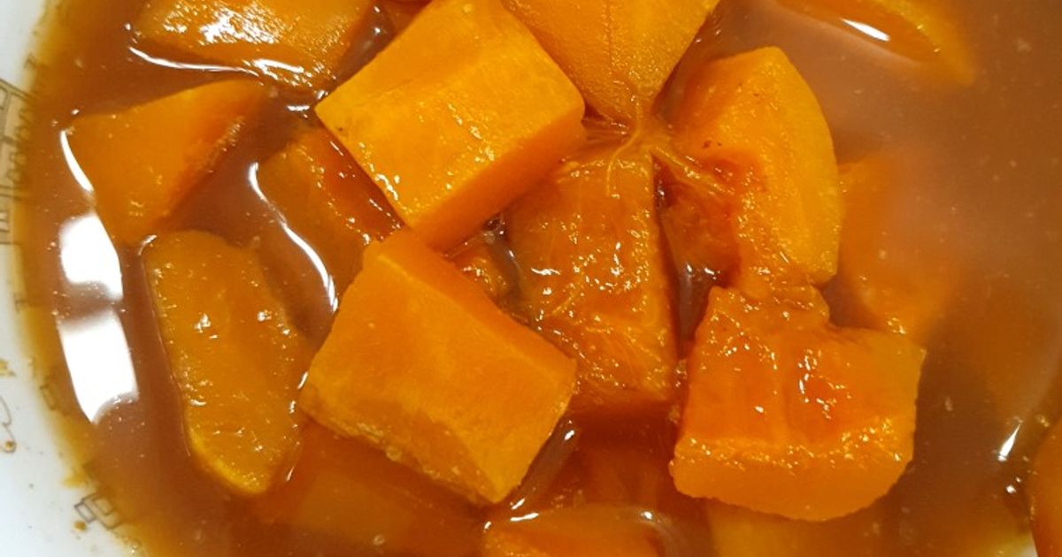 Resep kolak waluh tanpa santan dan gula rumahan enak dan mudah - Cookpad