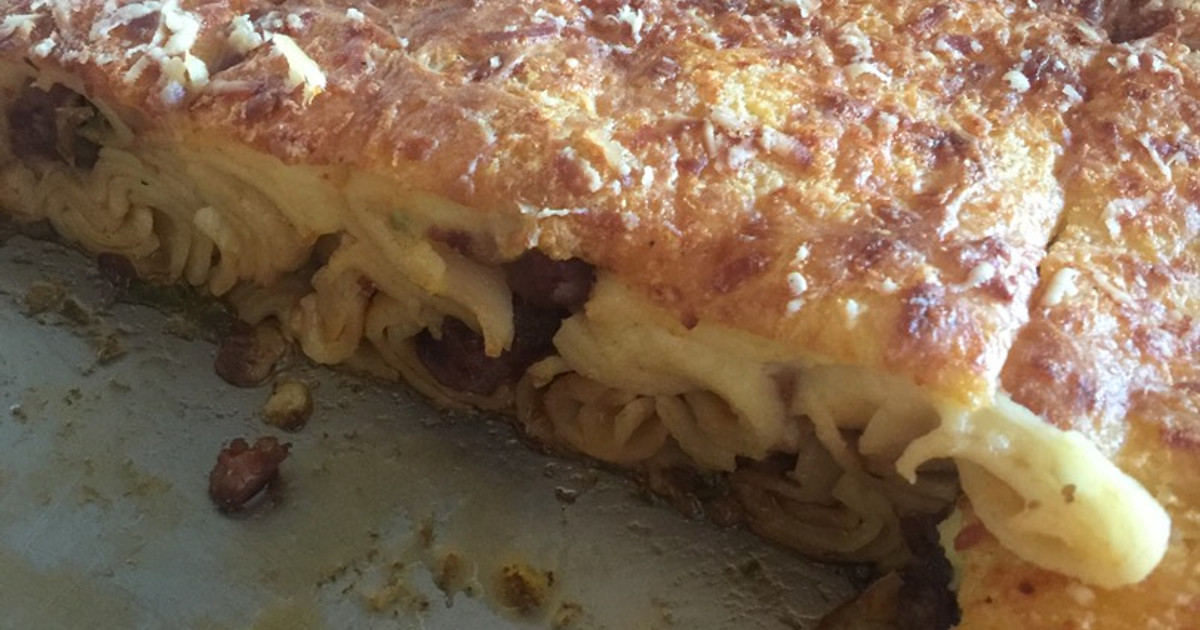 Παστίτσιο με ζυμαρικά και λουκάνικα🍴 Συνταγή από τον/την Στεφανος ...