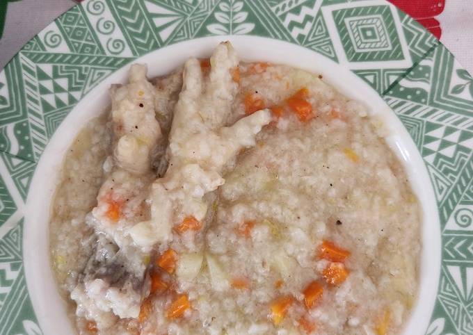 Resep Bubur Sop Ayam Banjar oleh Lestari Azzahra - Cookpad