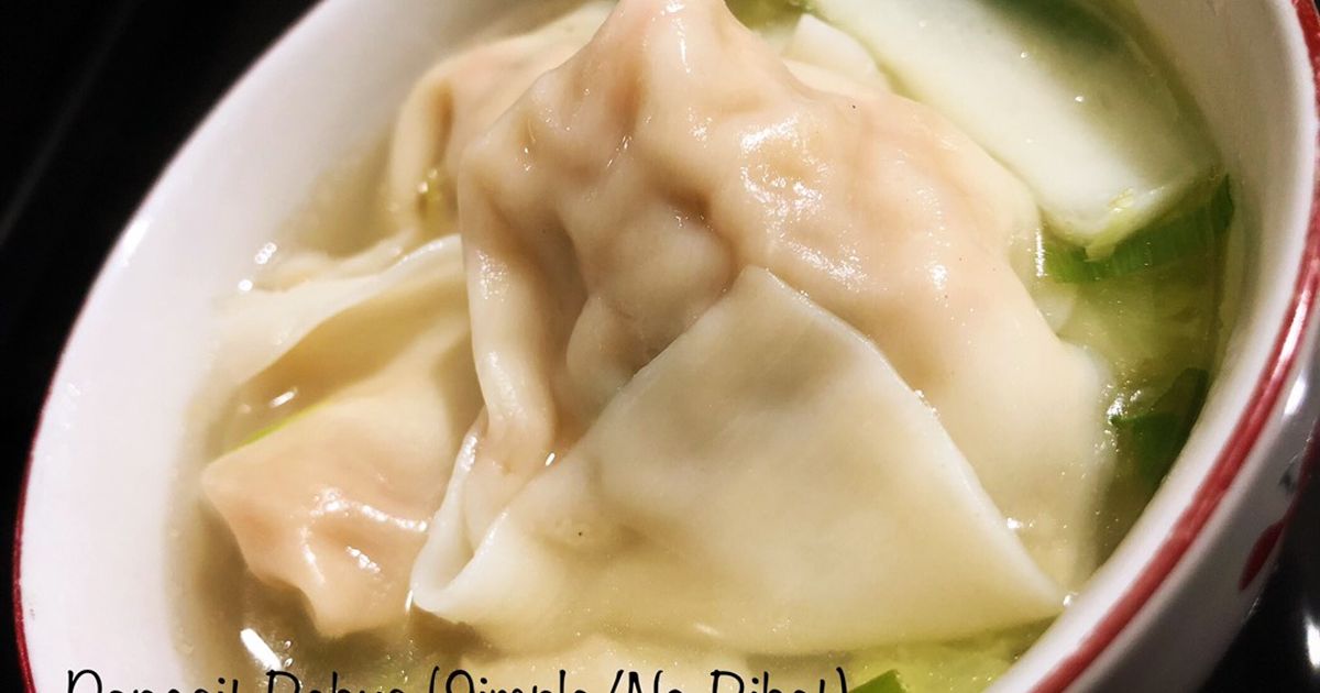 Resep Pangsit Rebus (Simple/No Ribet) oleh ChefOjingo - Cookpad