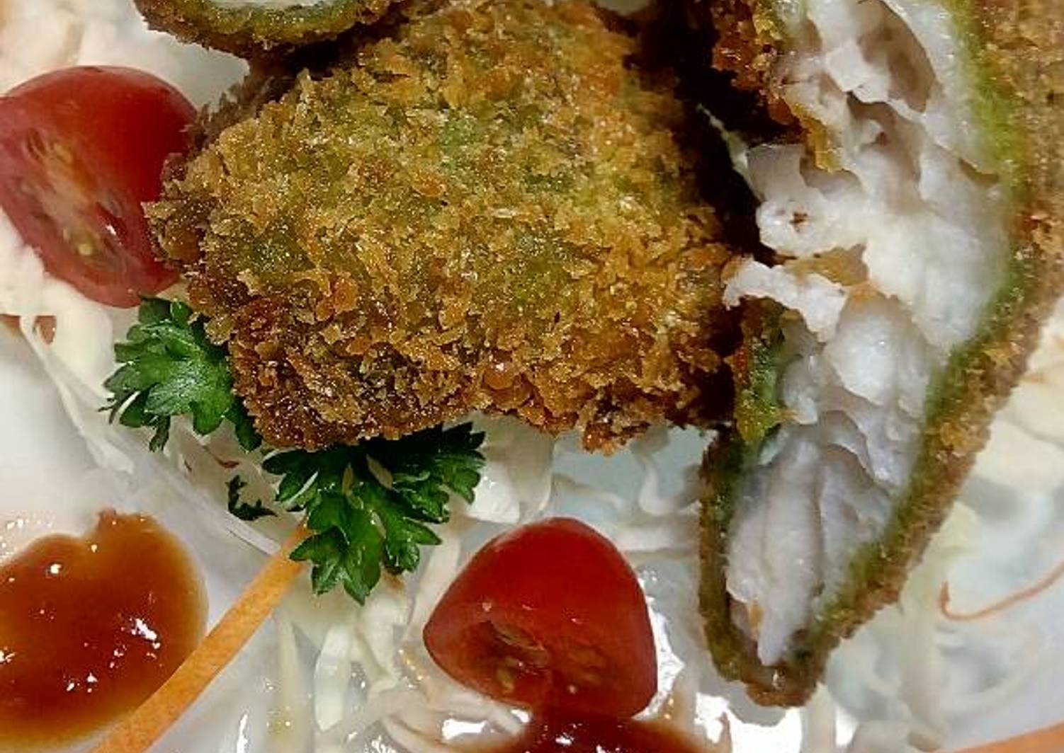 Spinach crumb fish Recipe by VVinoth Kumar - Cookpad