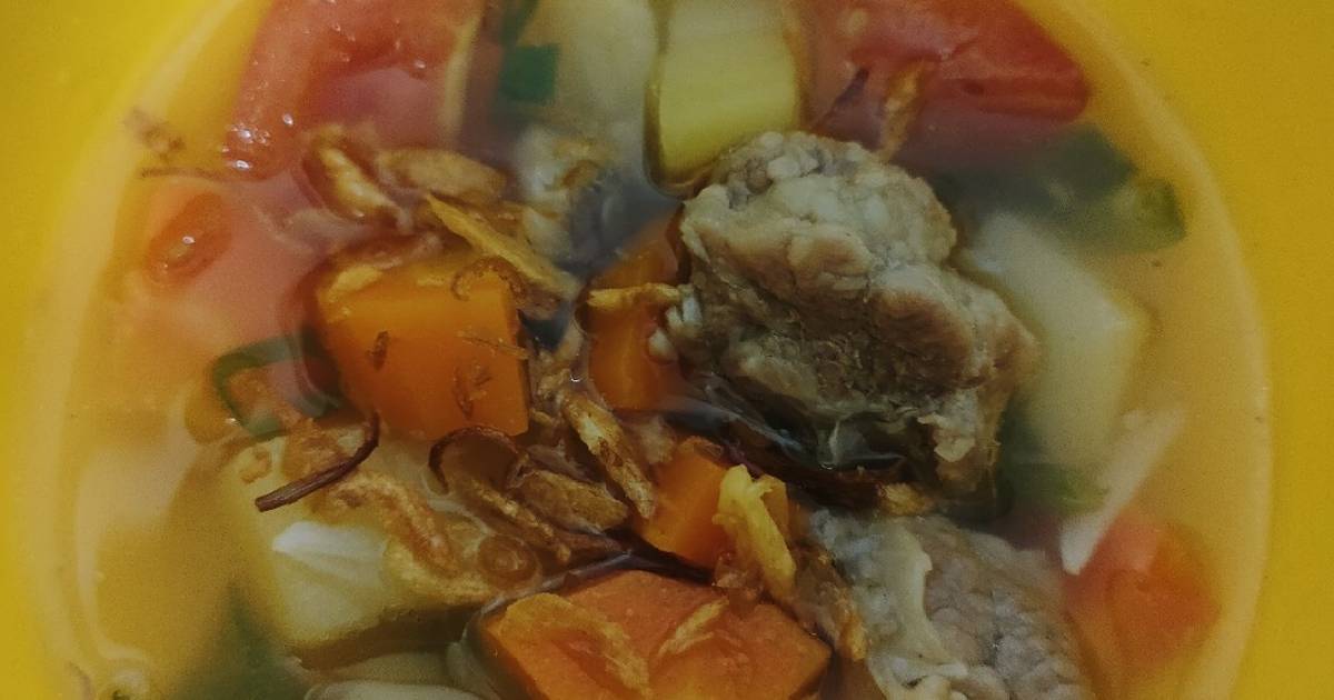 Resep Sop iga kuah bening oleh nitaros - Cookpad