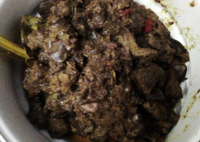 Resep Rendang hati ayam oleh Nurul Hidayah - Cookpad