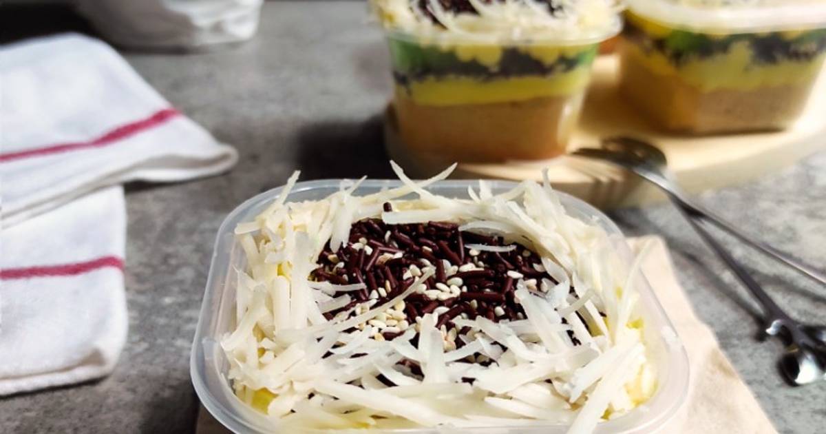 Resep Mini Dessert box martabak manis, base cake gluten free oleh Nadia ...