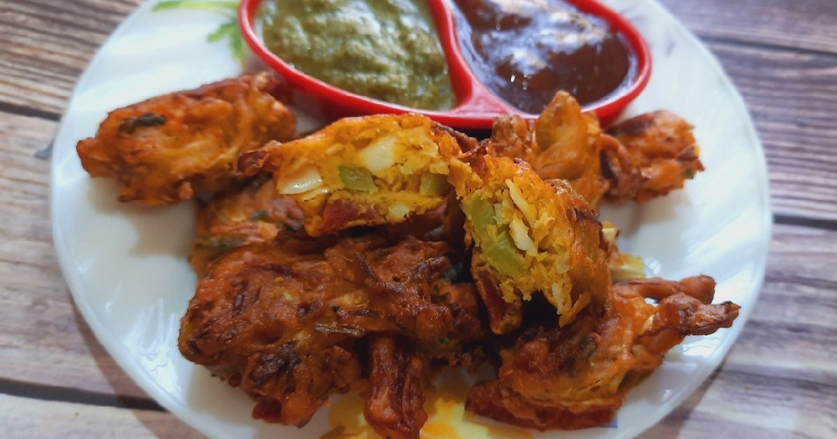 Mix Veg Pakoda Recipe by Naheed Alam - Cookpad