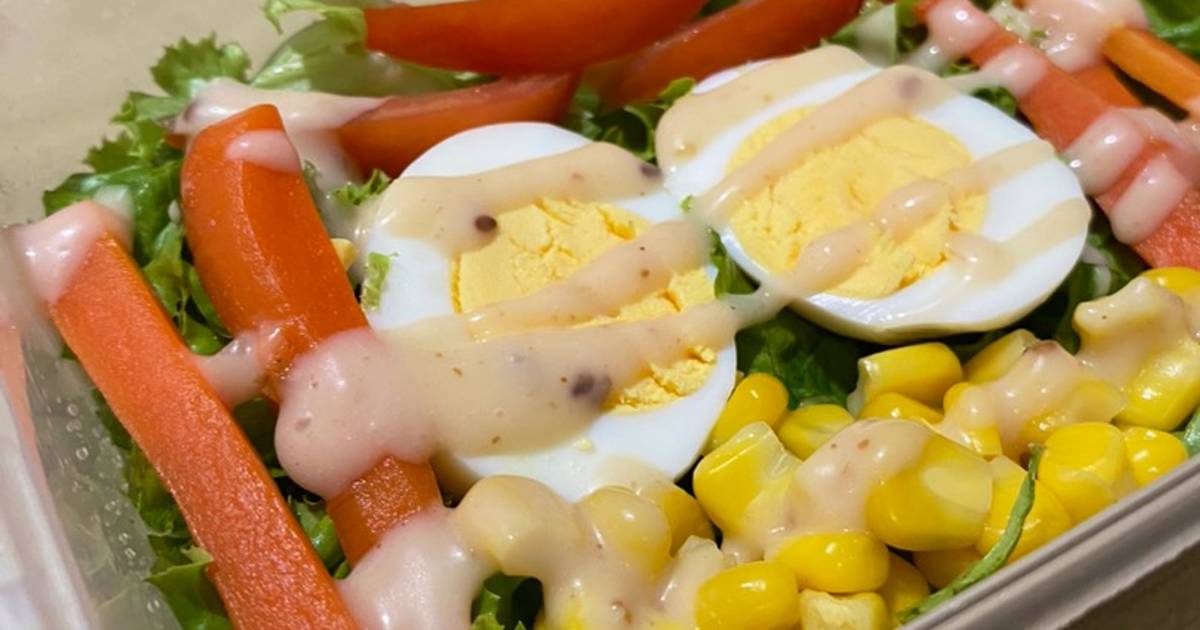 Resep Salad sayur untuk sarapan oleh diet menu rumahan by Indah🥗 - Cookpad
