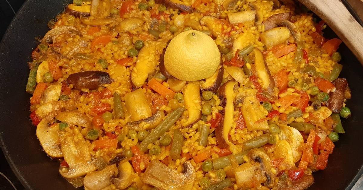 51 recetas muy ricas de paella vegetariana compartidas por cocineros ...