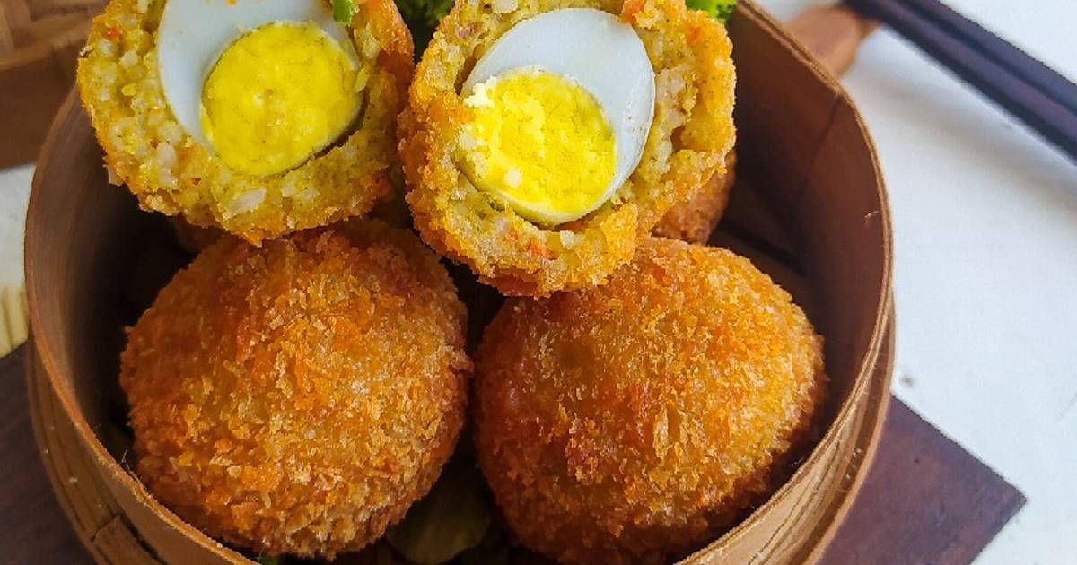 Resep Rice Balls Chicken Curry oleh @izsaiz - Cookpad