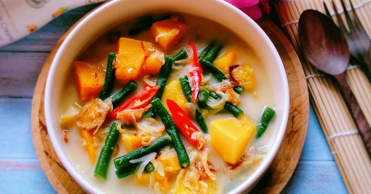Resep Sayur Lodeh Labu Kuning Fiber Creme oleh Itha Subekti - Cookpad