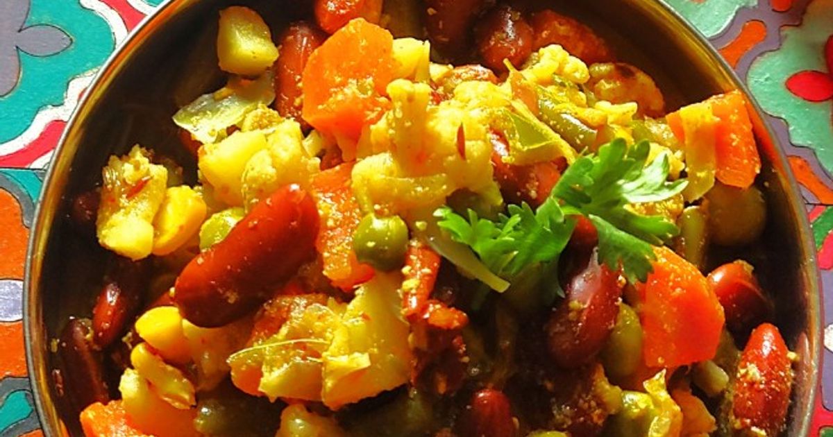 Mixed Subji (No Onion Garlic) Recipe by Suchitra S(Radhika S) - Cookpad
