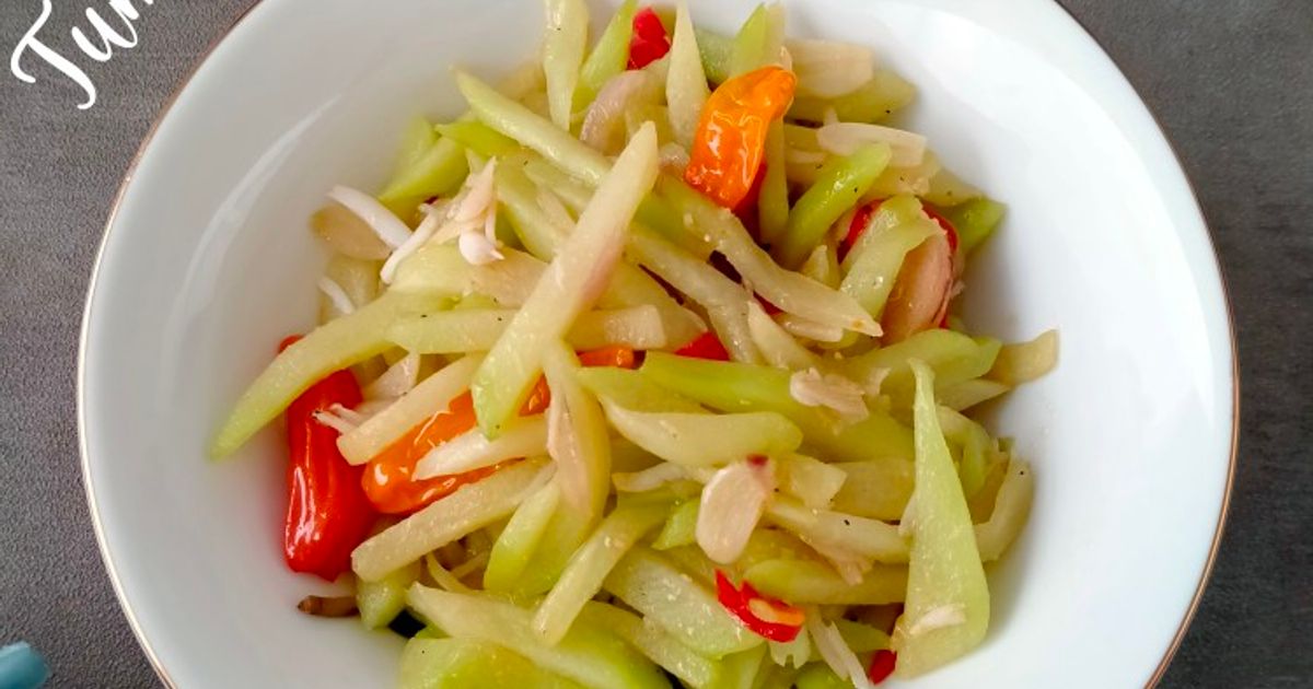 Resep Tumis Teri Labu Siam oleh Camelia Siu Va - Cookpad