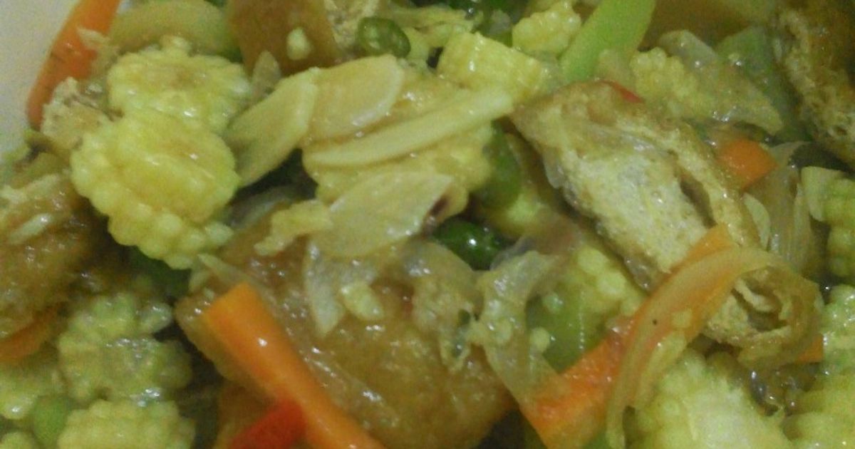 Resep Tumis Jagung Muda, Labu Siam, Dan Tahu oleh Dinda MH - Cookpad
