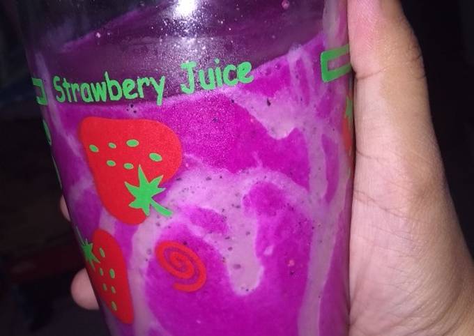 Resep Jus buah naga oleh Vina Widya - Cookpad