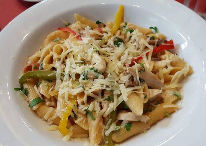 Penne Rigati o Mostacholes a la Parisiens Receta de Adriana Elizabeth ...