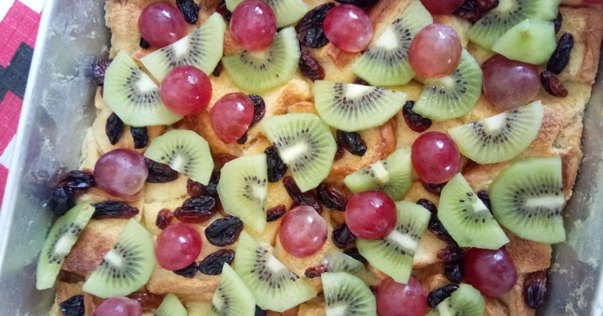 Resipi Puding Roti Sos Kastard (Versi Tabur Buah) oleh Rose Nani Nizah ...