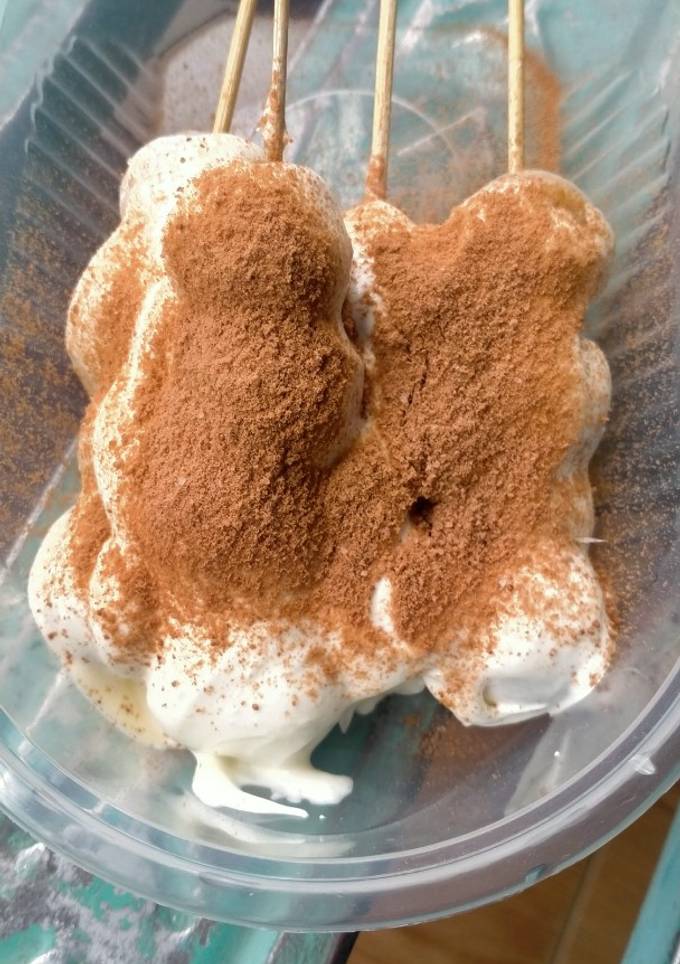 Resep Shiratama Dango with Cheese Foam oleh Riris Hadi - Cookpad