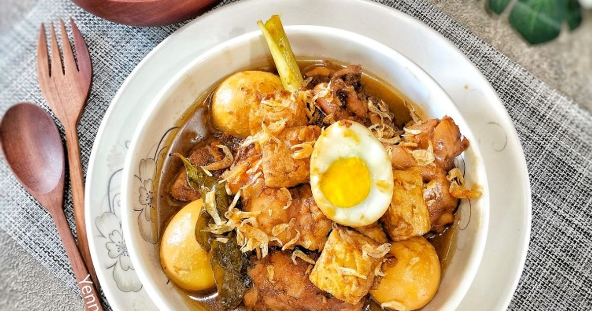 Resep semur ayam telur tahu untuk anak rumahan enak dan mudah - Cookpad