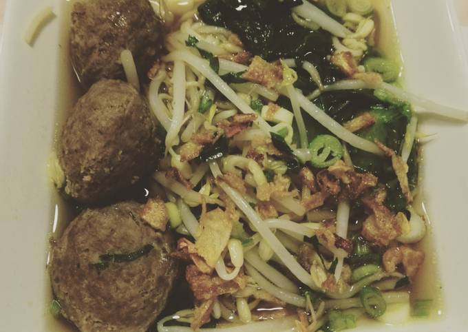 Resep Mie bakso tanpa tulang sapi oleh Dy_Krans - Cookpad