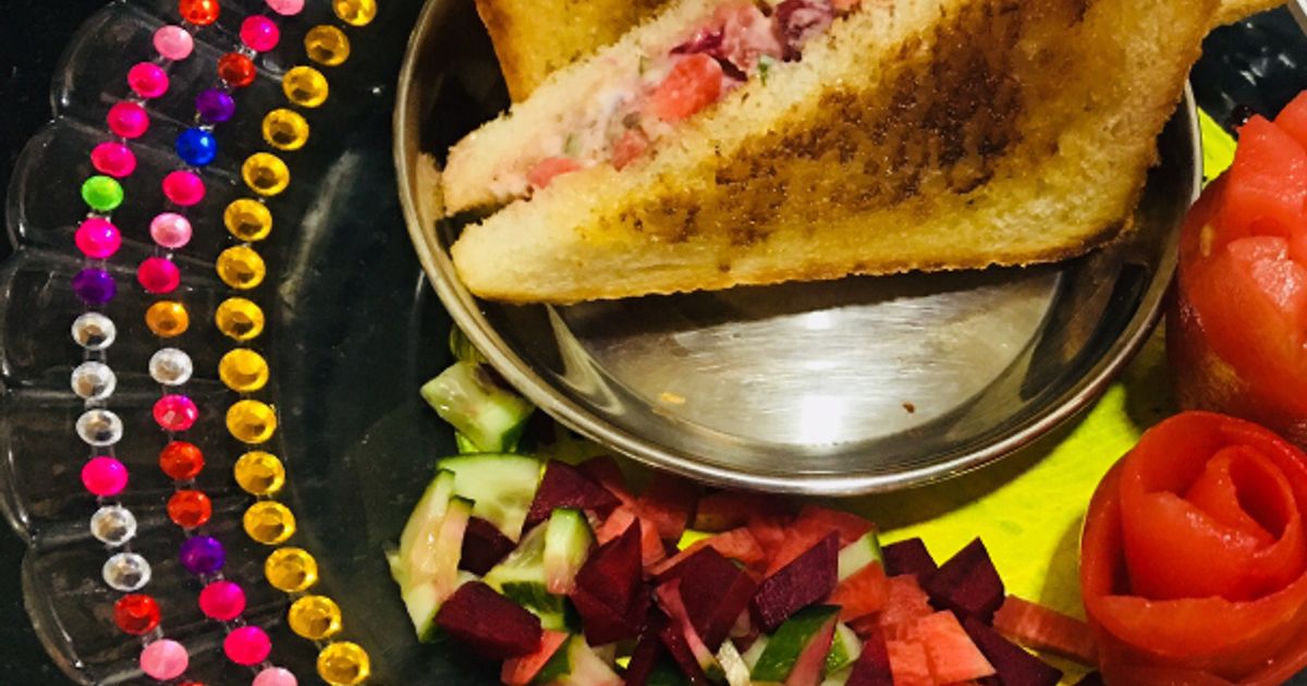 Vegetables Sandwich Recipe by Neha Nikul Raval - Cookpad