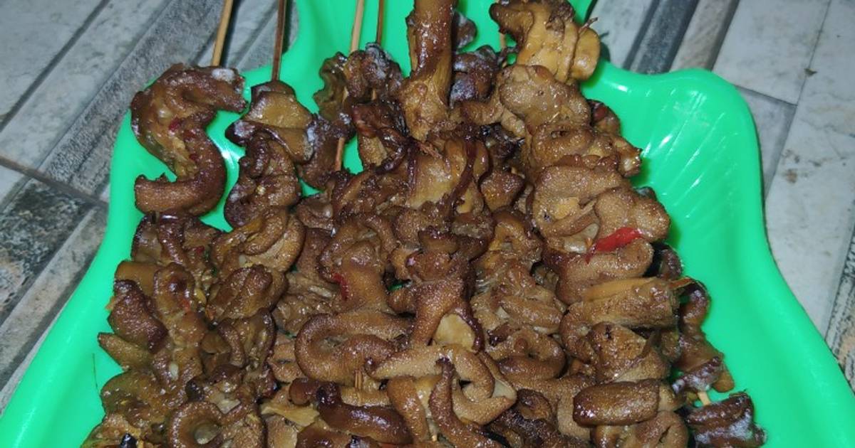 Resep Sate usus bakar pedas oleh Ita Cute's - Cookpad