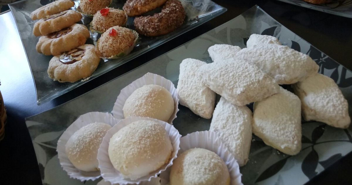 طريقة عمل تشكيلة حلويات (5 انواع) على اصولها بطريقة سهلة وسريعة من Amel ...