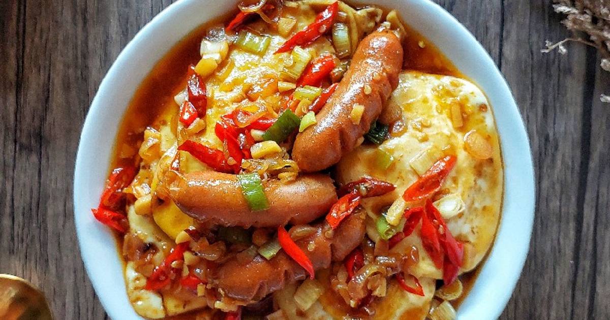 Resep Telur Sosis Saus Tiram oleh ambarshaf - Cookpad