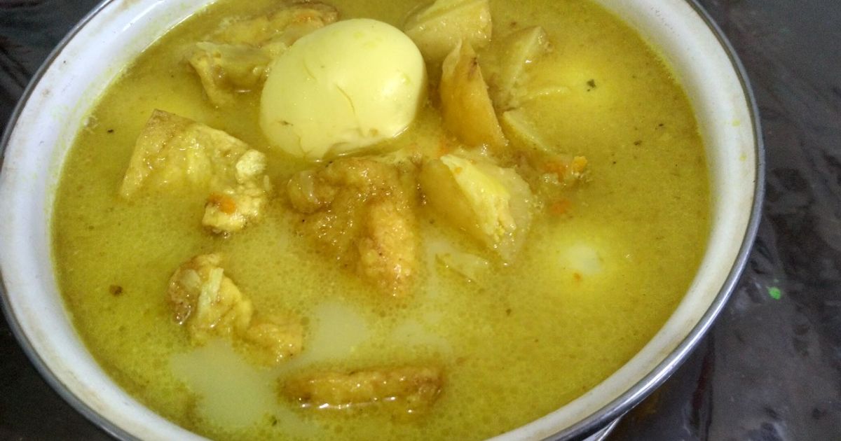 Resep kari telur susu rumahan enak dan mudah - Cookpad