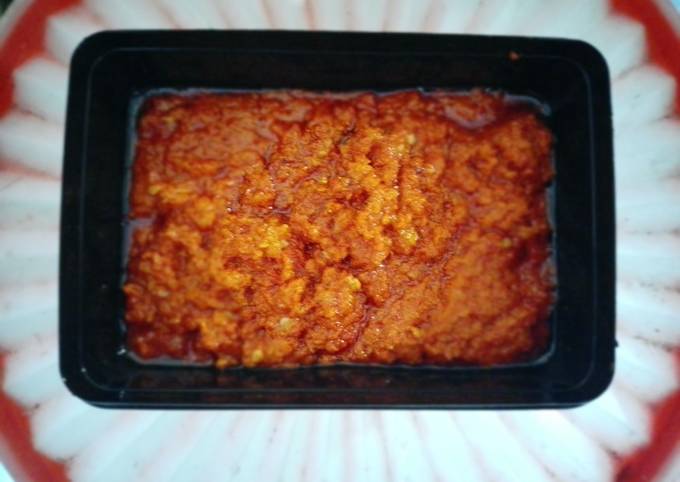 Resep Bumbu Dasar Merah 3 bahan oleh rizKitchen - Cookpad