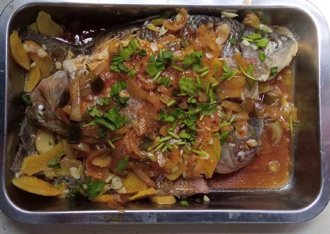 Resep Ikan Tim ala Chinese Resto oleh Eliza Mahyawi - Cookpad